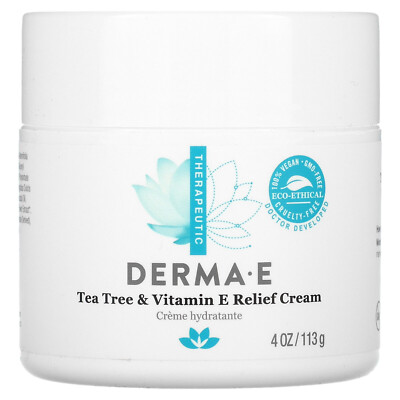 Derma E Tea Tree & Vitamin E Relief Cream 4 oz | eBay