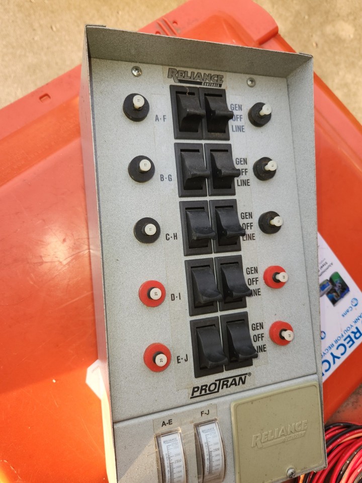 Reliance Pro/Tran 30 Amp Manual Transfer Switch | eBay