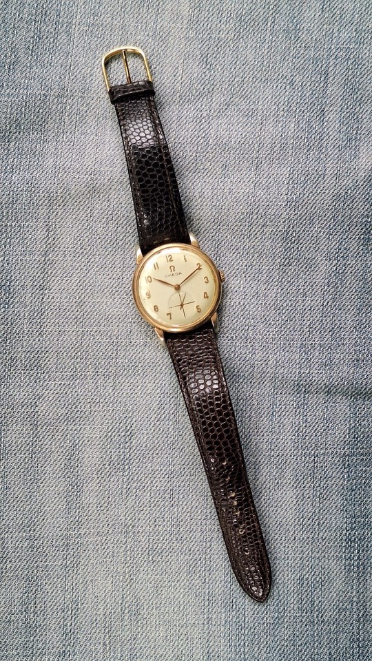 Vintage Omega bumper automatic 1950, Omega 2402-3c, Gold plated, Omega ...