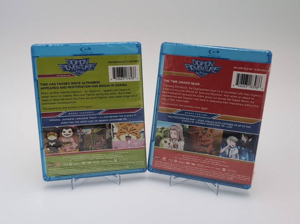 Brand New/Sealed Digimon Adventure tri: Determination and Loss DVDs | eBay
