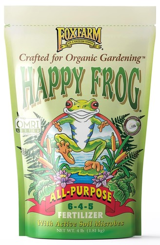 Happy Frog All Purpose Fertilizer - with Active Soil Microbes - Fast ...