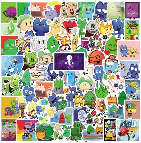 125Pcs Bfdi Stickers Pack, Aesthetic Vinyl Waterproof Sticker Decals ...
