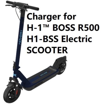 🔥power supply battery Charger for H-1 Boss R500 H1-BSS electric SCOOTER ...