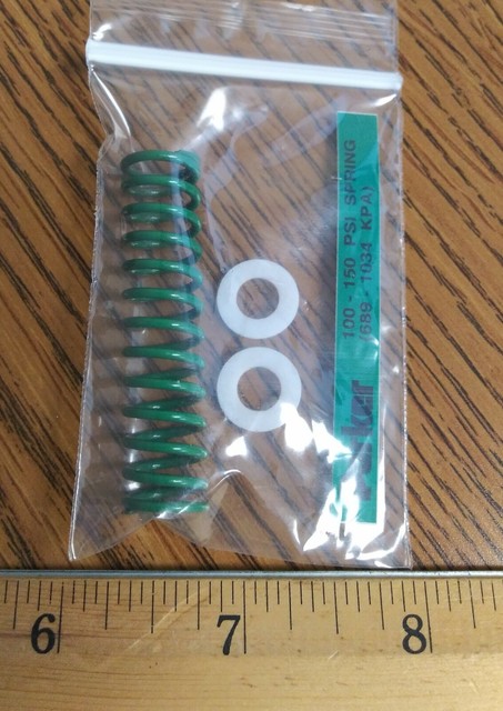 PARKER RL4 Series Relief Valve Spring Kit 100-150 PSI P/N KIT-RL4SP-100 ...