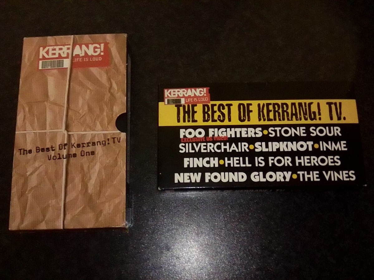 Kerrang Tv Logo The Best Of Kerrang! TV Volume One Rare Records Au