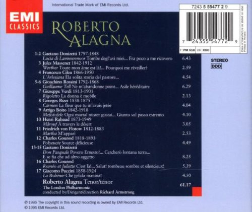 Roberto Alagna - Opera Arias - CD | eBay