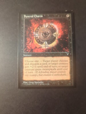 MTG Funeral Charm Visions Lightly Played | eBay