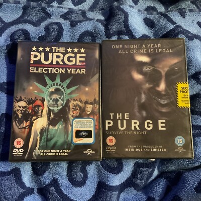 THE PURGE Election Year DVD R2 NEW & SEALED & The Purge 9317731122255 ...