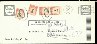 UNITED STATES COVERS - 1964 Postage Due on Business Reply Mail ...