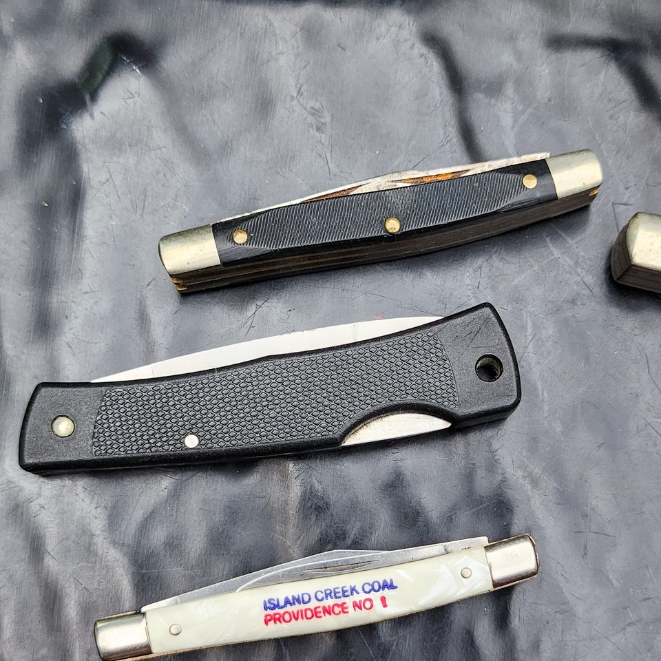 Vintage Pocketknife Knife Lot Of 8 Case Old Timer Consol Coal Queen | eBay