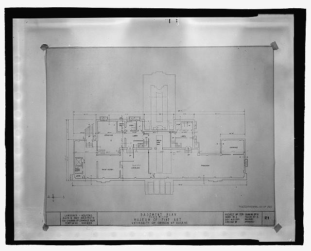 43. Photographic copy of historic drawing: Basement plan, c. 1929 ...