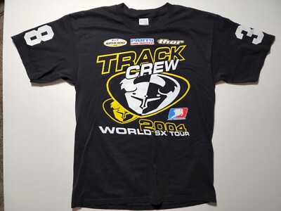 Genuine Supercross 2004 Track Crew T-Shirt Size Large | eBay