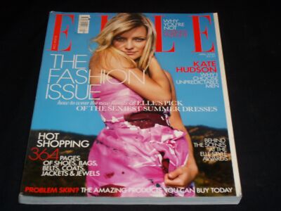 2008 APRIL ELLE UK MAGAZINE - KATE HUDSON - FRONT COVER - L 3865 | eBay