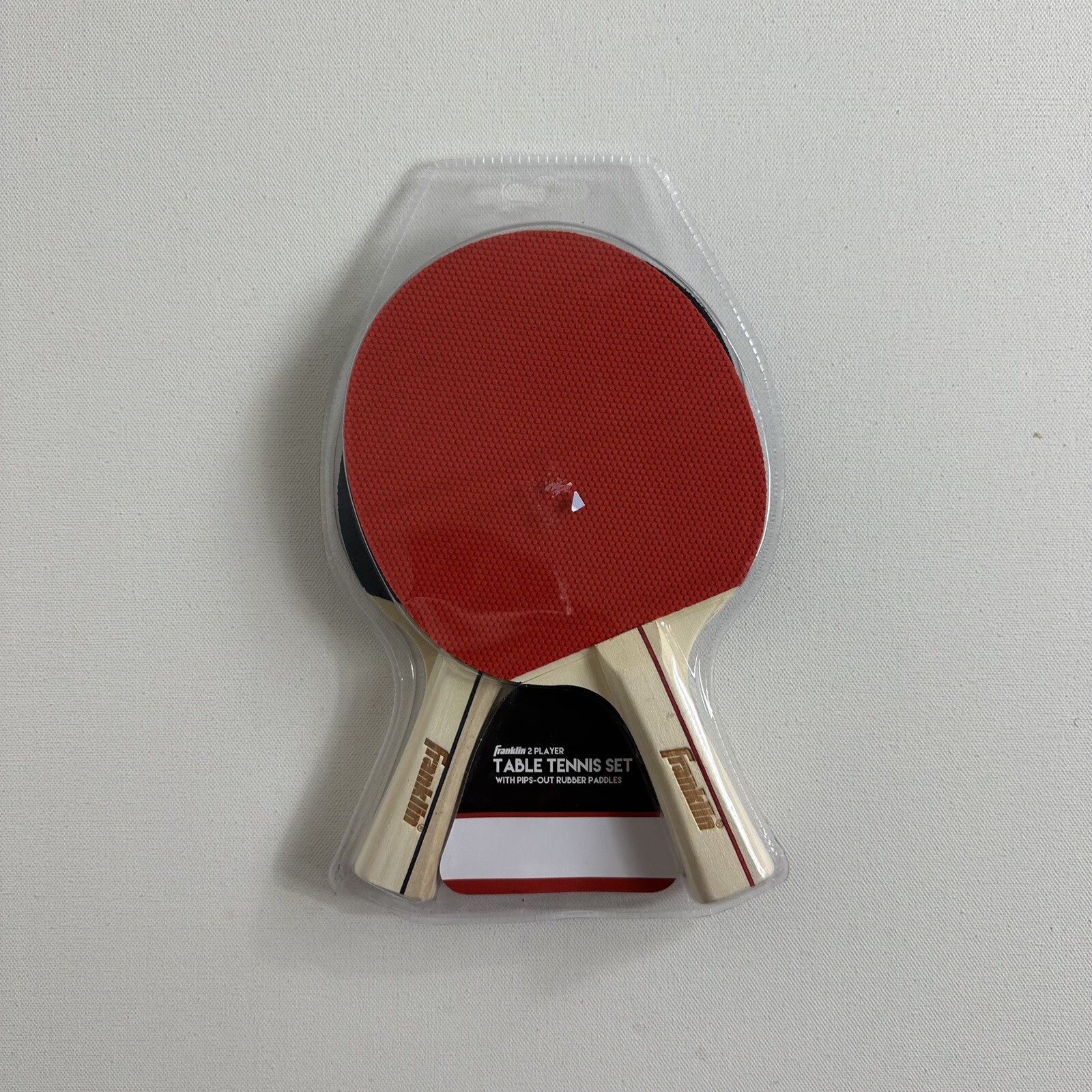 Franklin Table Tennis 2 Player Set With Pips-Out Rubber Paddles New | eBay