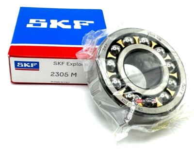 SKF 2305 M Self-Aligning Ball Bearing 25x62x24 mm | eBay