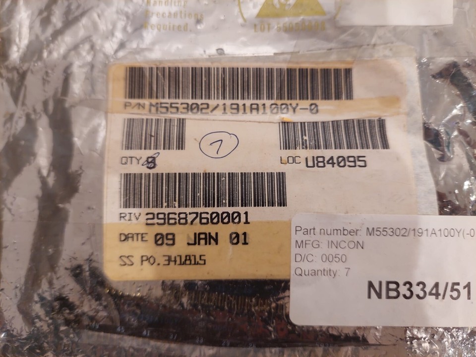 M55302/191A100Y(-0) - INCON - Connector PIN 200 POS 1.9mm Solder RA ...