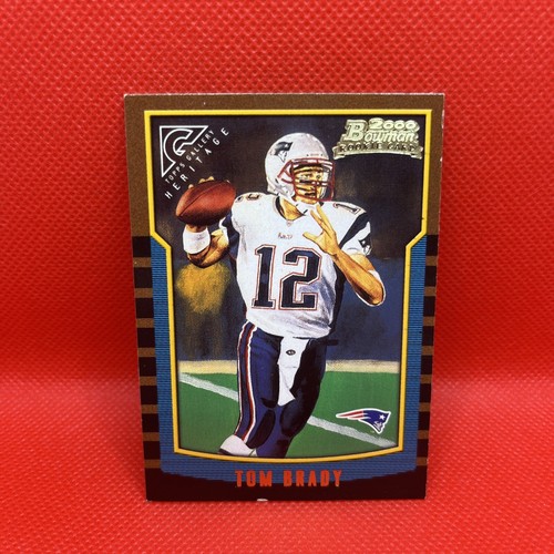 2002 Tom Brady Topps Gallery Heritage GH-TBR Re-Issue 2000 Bowman #236 ...
