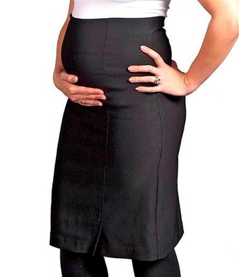 Umstandsmode Umstandsrock Schwangerschaft Rock schwarz NEU SALE Gr. S ...