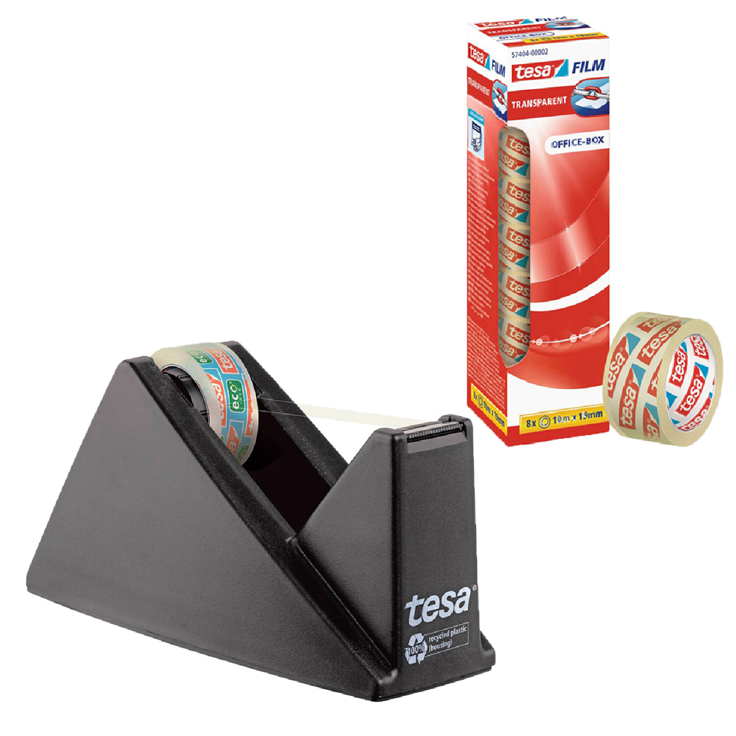 tesa Tischabroller 1 Rolle Klebefilm Tesafilm Abroller