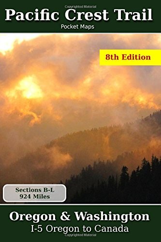 PACIFIC CREST TRAIL POCKET MAPS - OREGON & WASHINGTON By K. Scott Parks ...