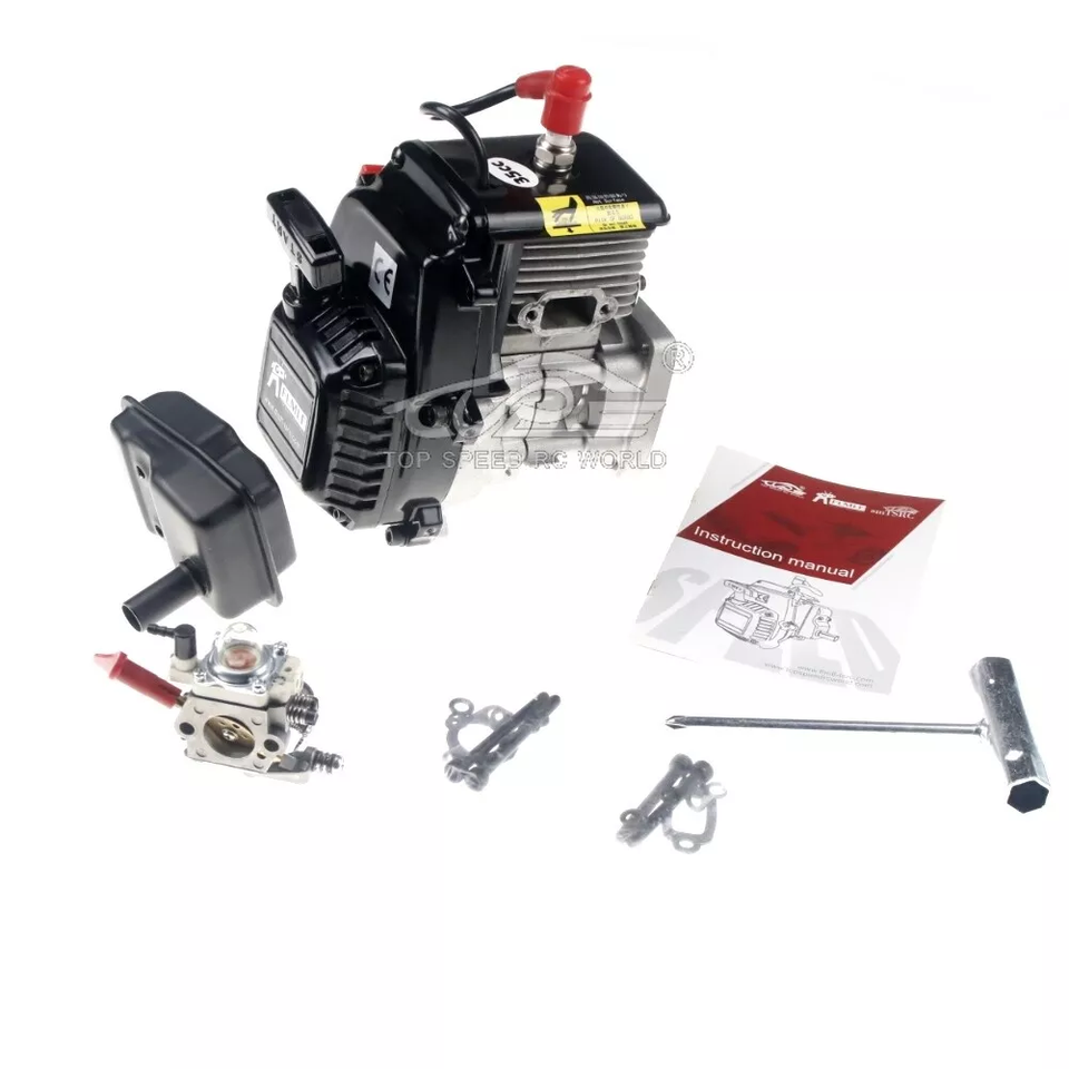 35cc 4 Bolt Engine With 997 Carb for 1/5 RC Car HPI Baja 5B 5T 5SC ...