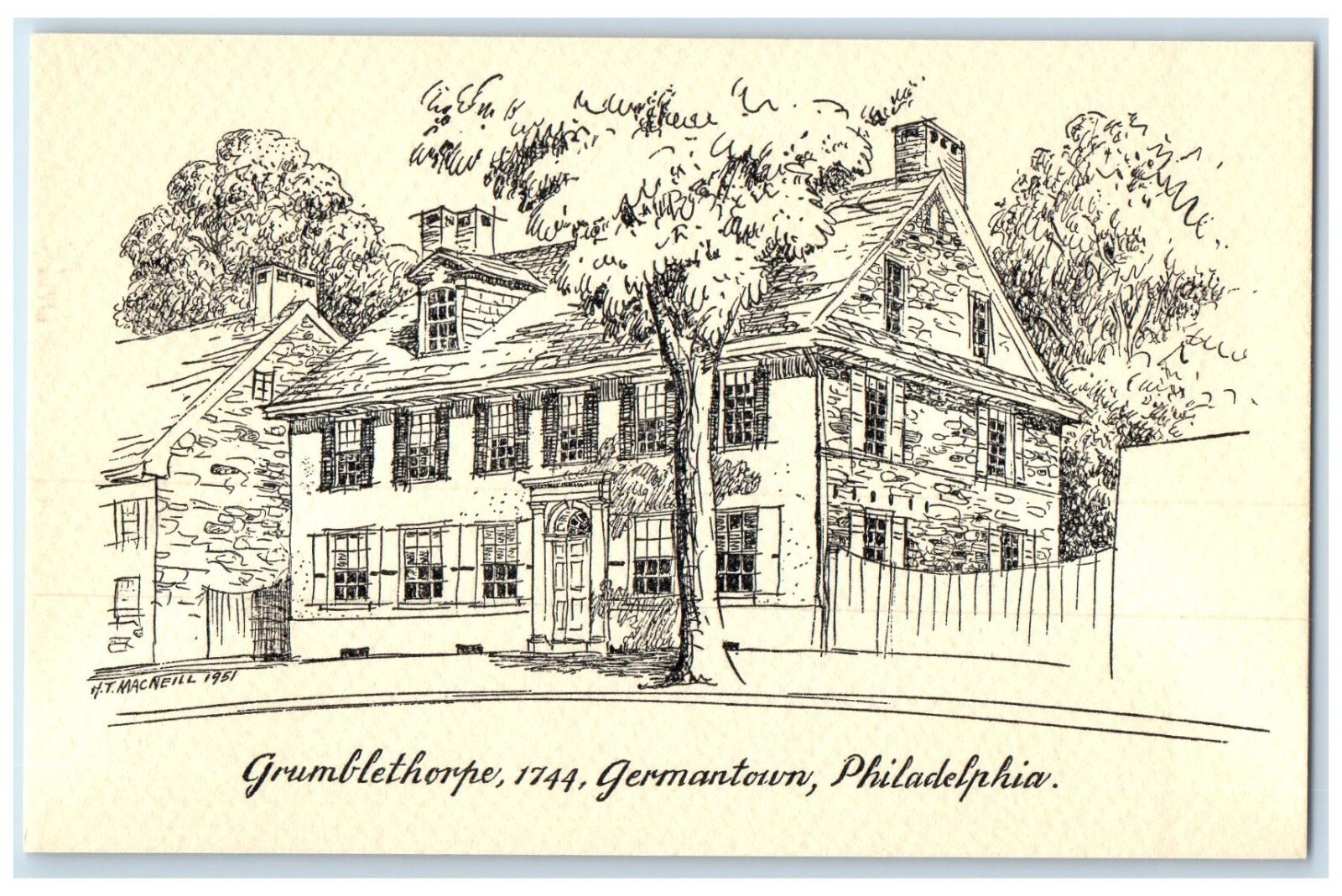 Grumblethorpe Germantown By John Wister Philadelphia Pennsylvania PA ...