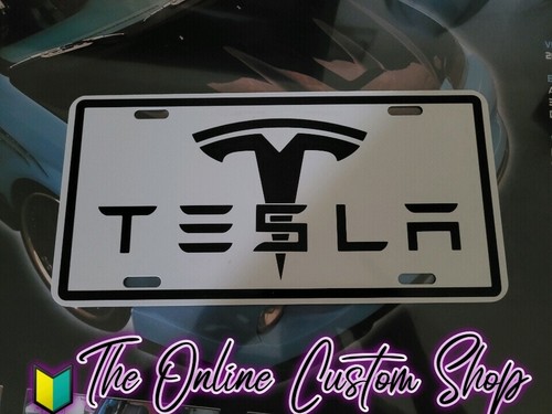Electric car TESLA license plate , free shipping | eBay