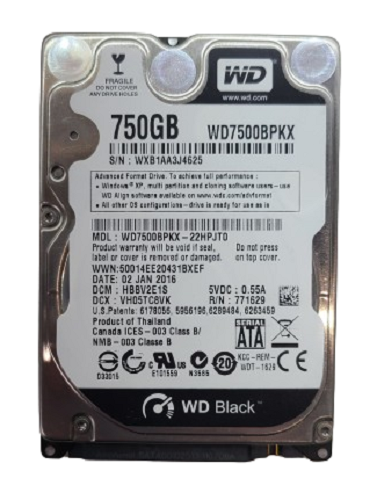 Disque dur Western Digital 750 go - wd7500bpkx | eBay