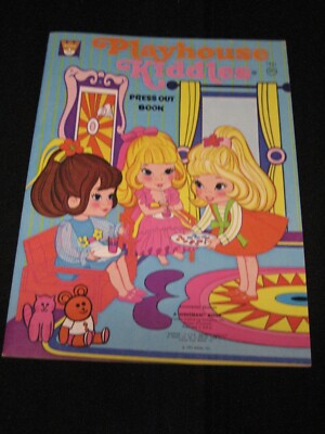 Vintage 1971 Playhouse Liddle Kiddles Uncut Whitman Paper doll Book ...