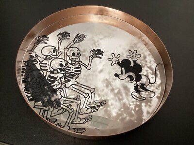 Disney Halloween Mickey A Silly Symphony The Skeleton Dance Tray New | eBay