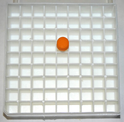 Storage Box 81 Hole Microcentrifuge Cryotubes Vials Cryogenic Tube ...
