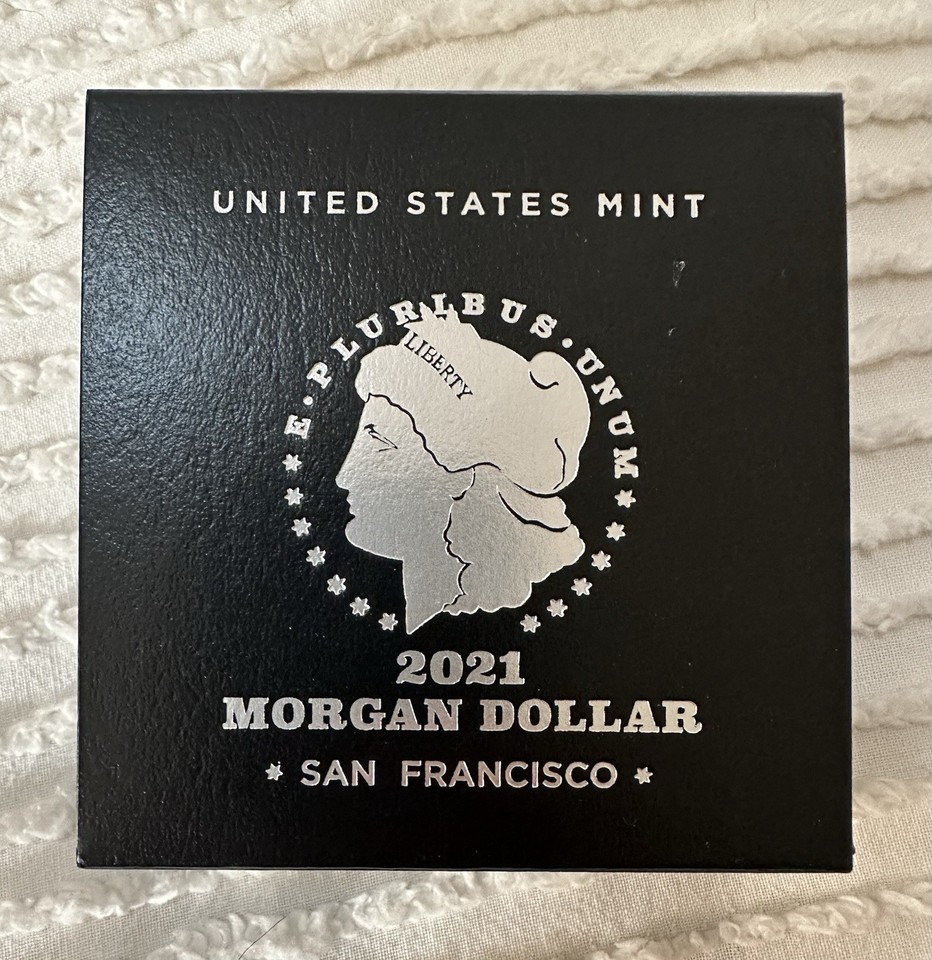 2021-S Morgan Dollar 100th Anniversary PCGS MS70 Silver with Original ...