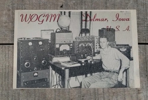 Del Mar Iowa Vintage Ham Amateur Radio Card Photo Postcard 1973? Radio ...