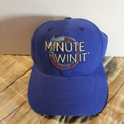 2010 MINUTE TO WIN IT CAP HAT ADJUSTABLE ROYAL BLUE NBC STUDIOS | eBay