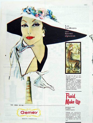 Advertising Gemey Fluid Make-Up Cream. Original 1959 | eBay