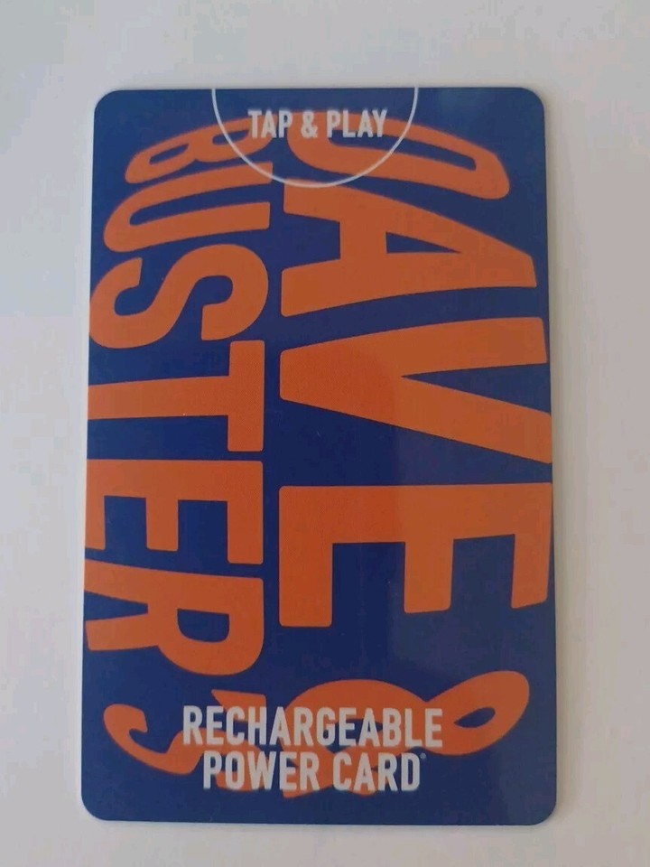 Dave and Buster's Power Card 15,000 tickets ~ Dave & Busters (Physical ...
