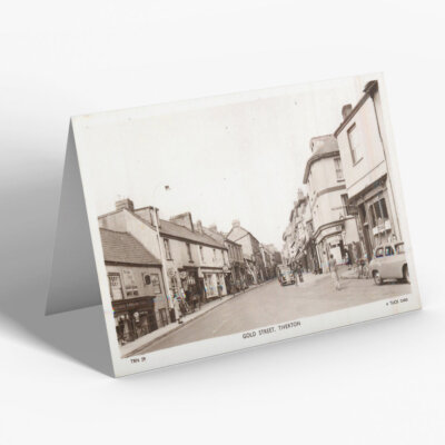 GREETING CARD - Vintage Devon - Gold Street, Tiverton | eBay UK