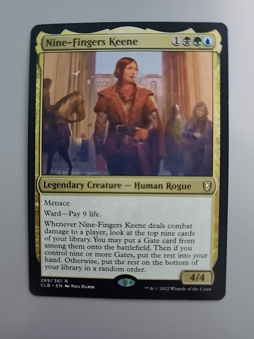 MTG Nine-Fingers Keene Commander Legends: Baldur's Gate 289/361 Regular ...