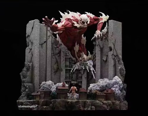 CHIKARA Studio Attack on Titan Colossal Titan Resin Model Statue 60cm ...
