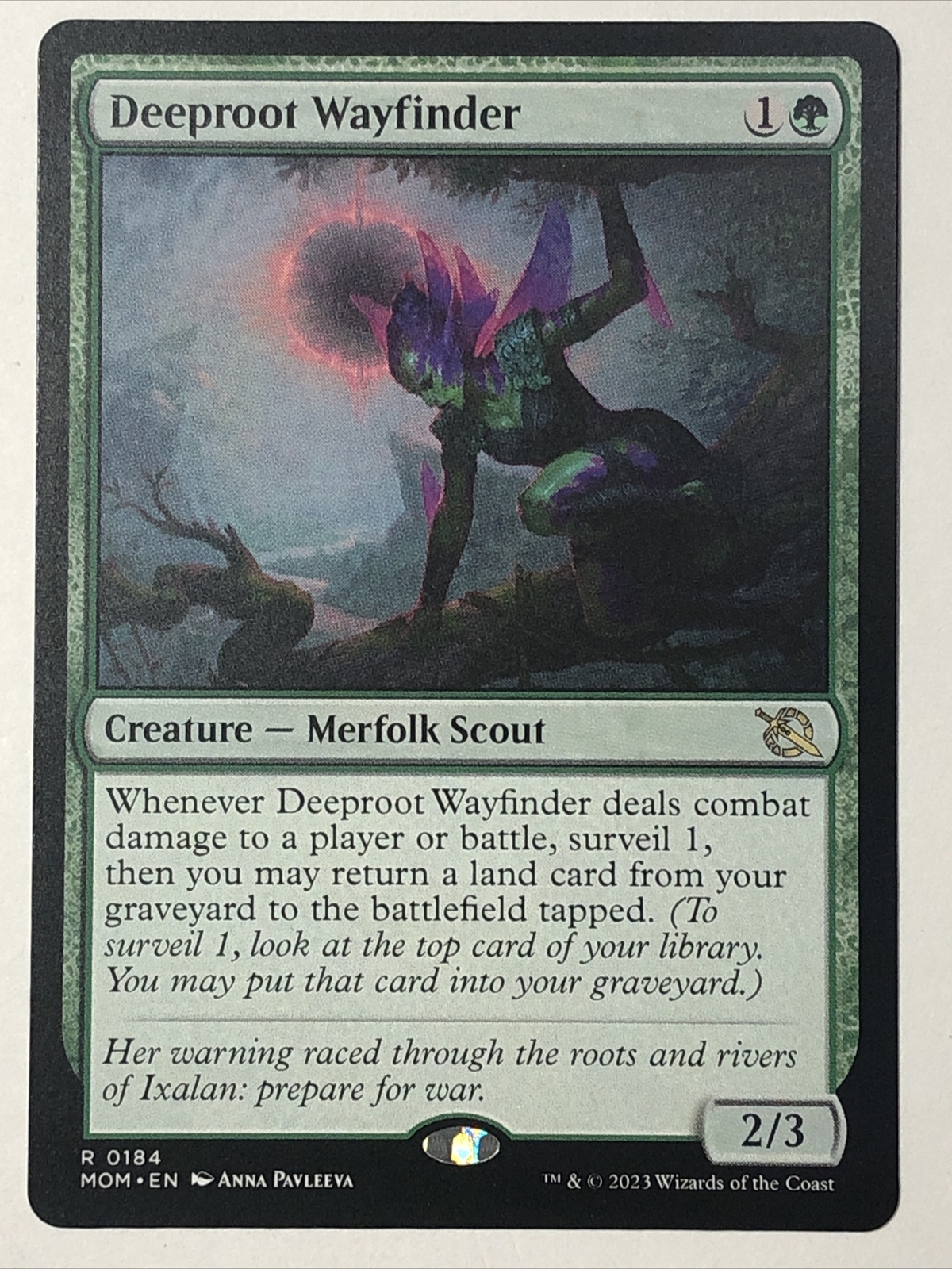 MTG Deeproot Wayfinder MOM 184 March of the Machine Regular Rare | eBay