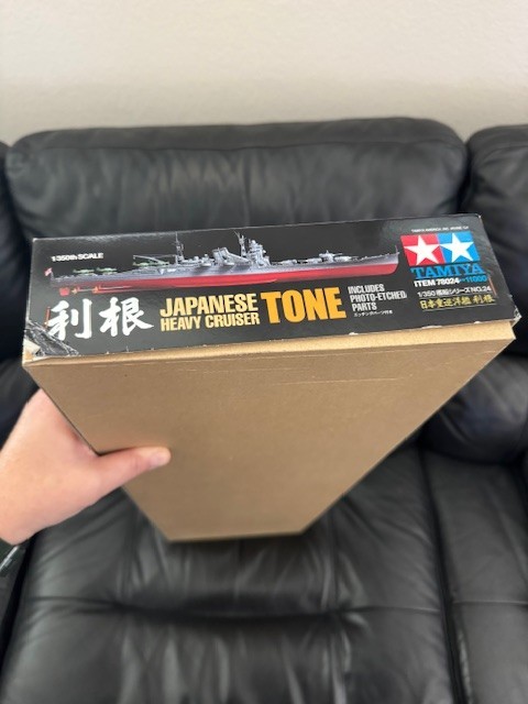 Tamiya Japanese Navy Heavy Cruiser TONE 1/350 Scale Model Kit Ship ...