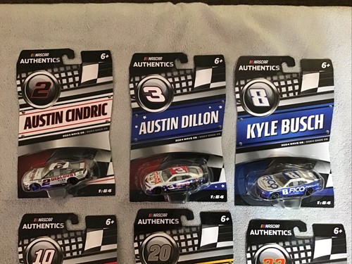2024 NASCAR Authentics Wave 9 Complete Set 1/64 Scale Busch Gragson ...