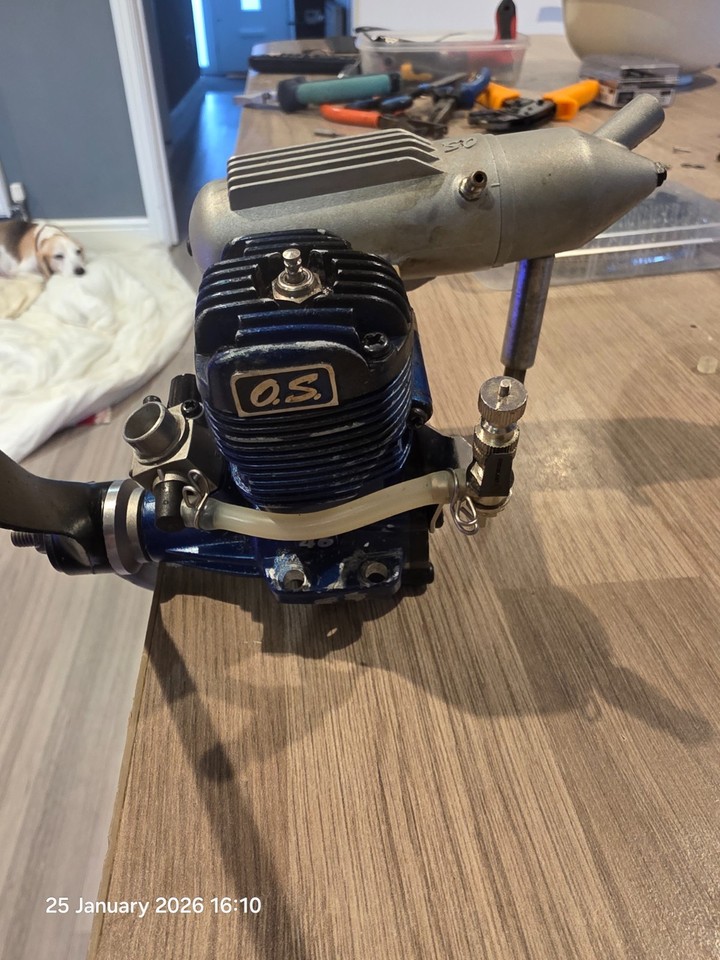 OS MAX LA 46 Two Stroke Nitro RC Engine -Fully functional | eBay UK