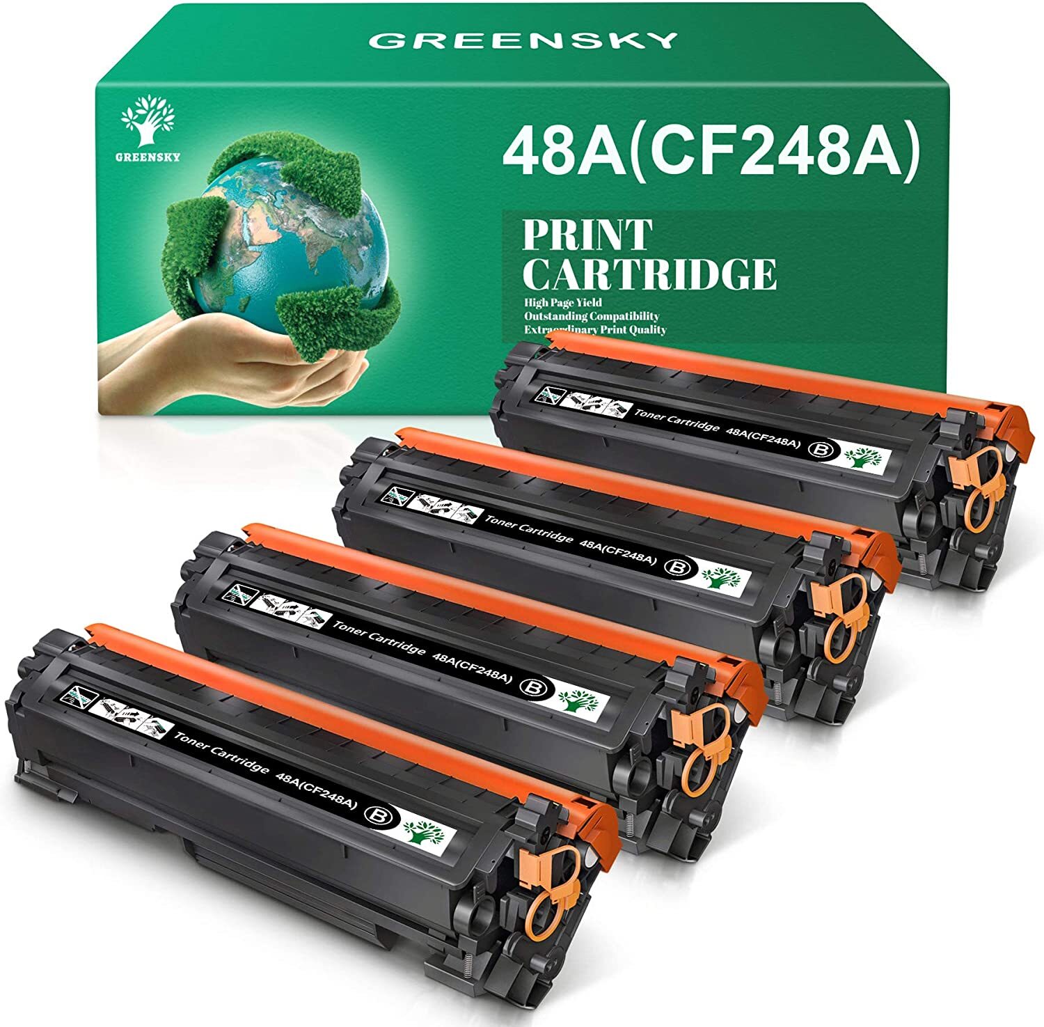 CF248A Toner Compatible with HP 48A LaserJet Pro M15w M16a M29w MFP ...