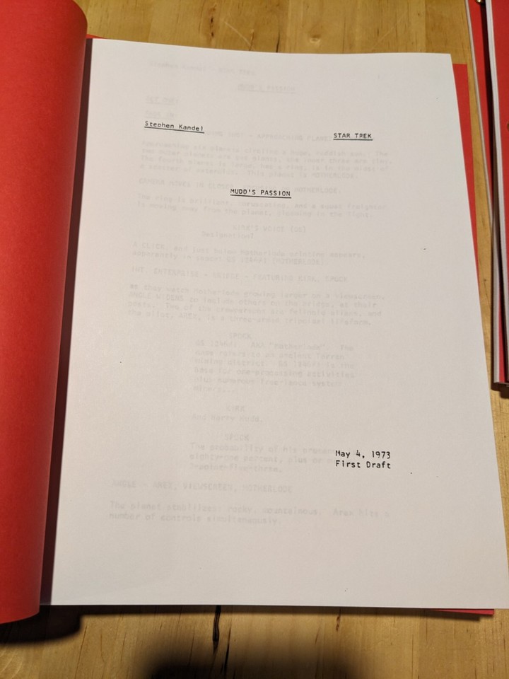 Star Trek ~ The Animated Series: Scripts | eBay