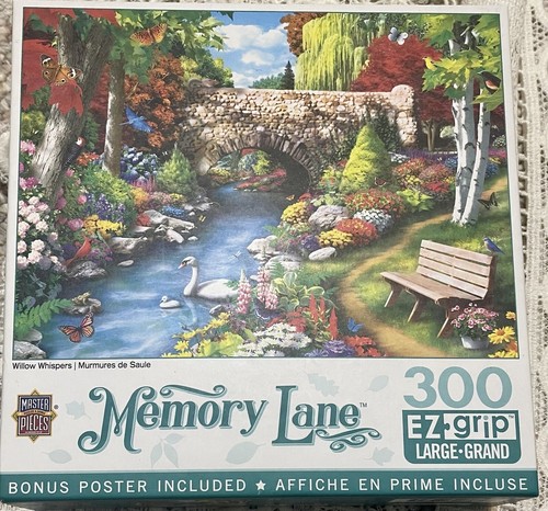 Masterpieces 300 Piece EZ Grip Jigsaw Puzzle Willow Whispers Memory Lane | eBay