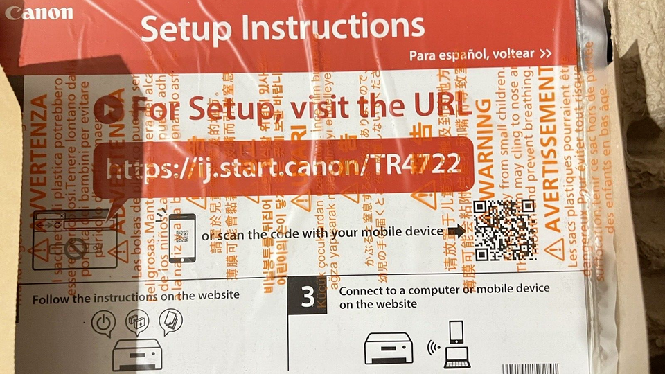 NEW Canon TR4720 (4522) Wireless Printer Copy Scan-Fax-Legal Print ...