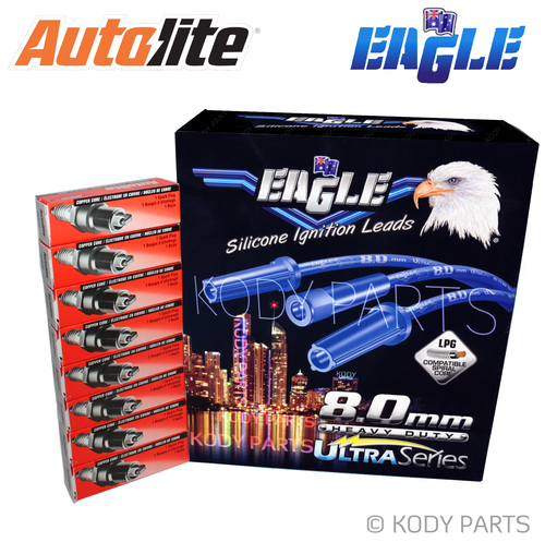 IGNITION LEADS & AUTOLITE SPARK PLUGS - for Ford Corsair 2.0L (CA20E ...