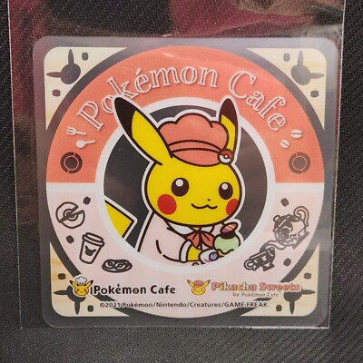 2021 Pokemon Center Pokemon Cafe Pikachu Coaster Exclusive | eBay