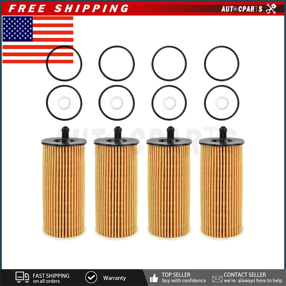26320-3N000 4PCS Engine Oil Filter Fit for 2021-2022 Kia Carnival 3.5L ...